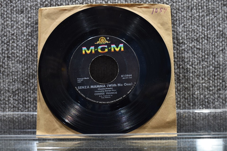 Connie Francis "Many Tears Ago" MGM Records 7" 1960 | eBay