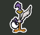 For Road Runner FANS MAGNET Beep Beep Roadrunner Muscle car Die Cut ...