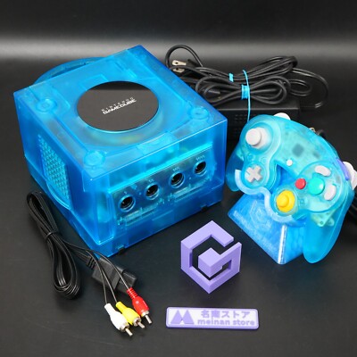 Nintendo GameCube Translucent Blue Shell Console NTSC U-C/J Region ...