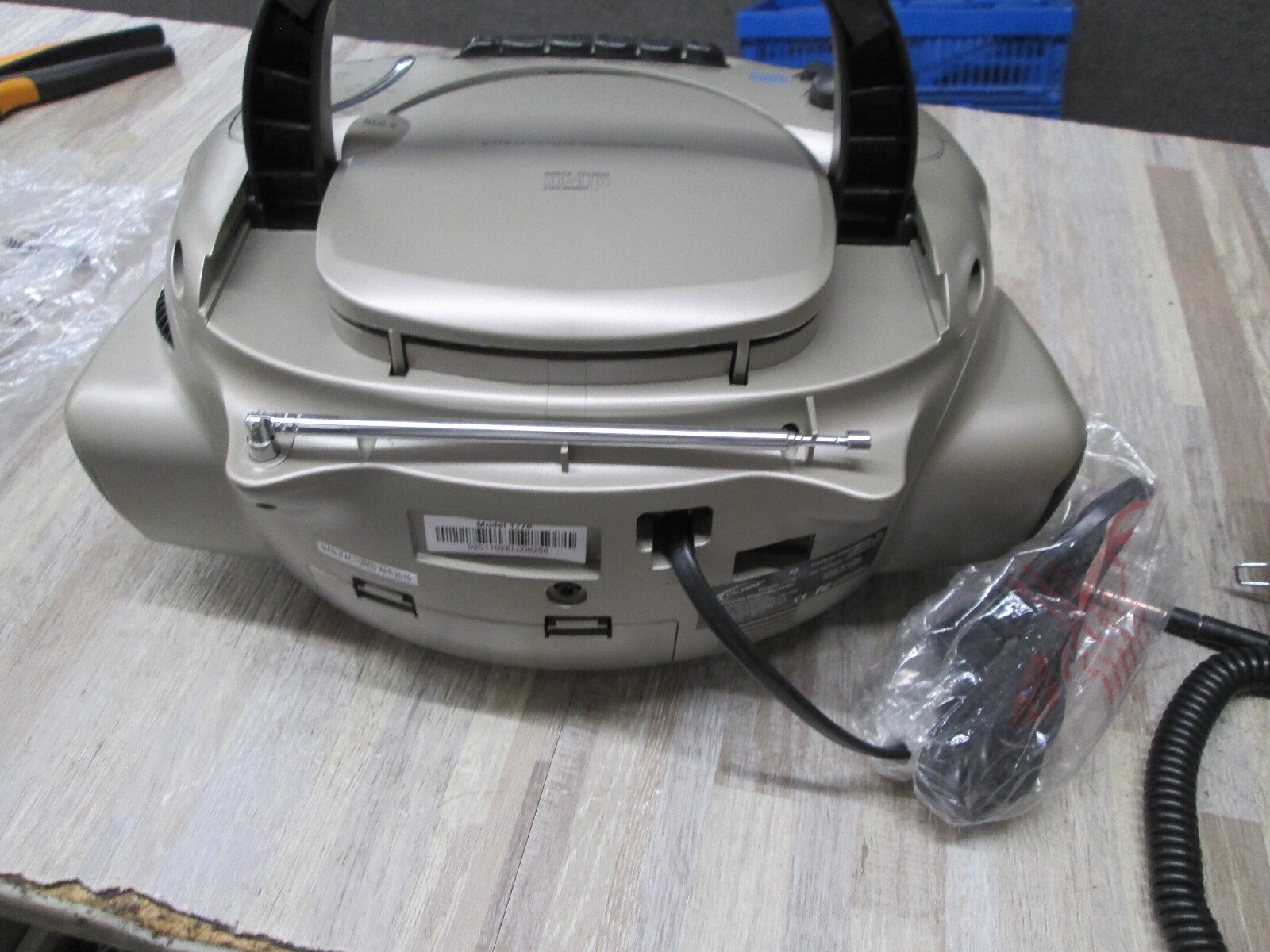 Califone 1776 Spirit Radio-CD-Cassette Player SET W/23068AV EARPHONE ...