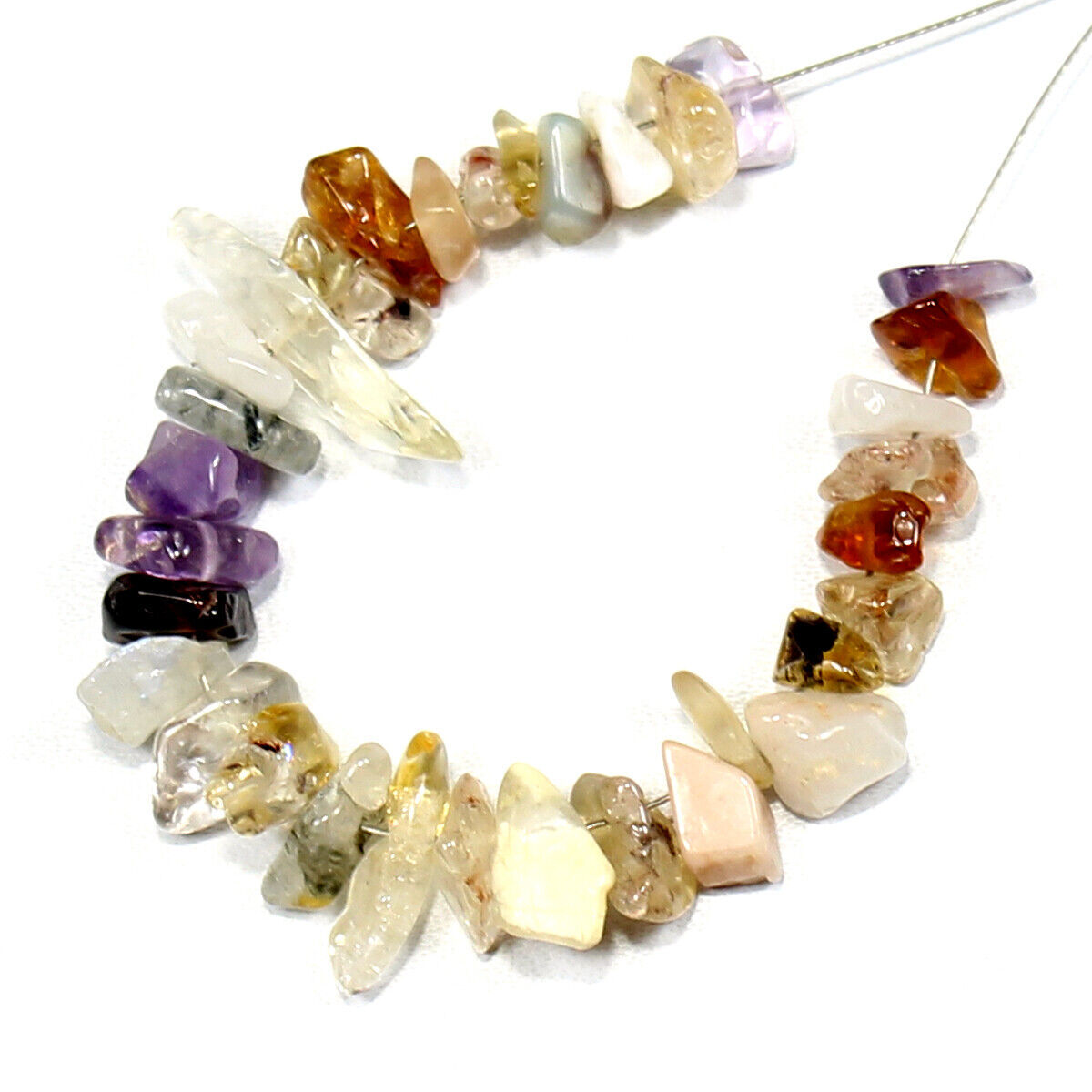 Mix Stone Regular Chips Smooth Beads Briolette Natural Loose Gemstone ...