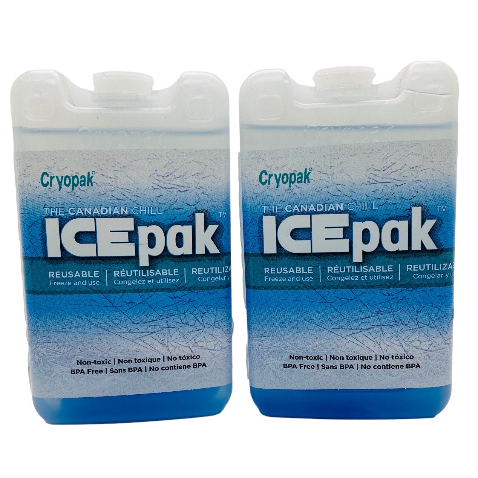 Cryopak IcePak Reusable Ice Pack - Freeze and Use - Lunch Size 3" X 5 ...