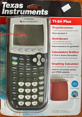 Ti-84 Plus New SEALED International MODEL! Texas Instruments Graphing ...