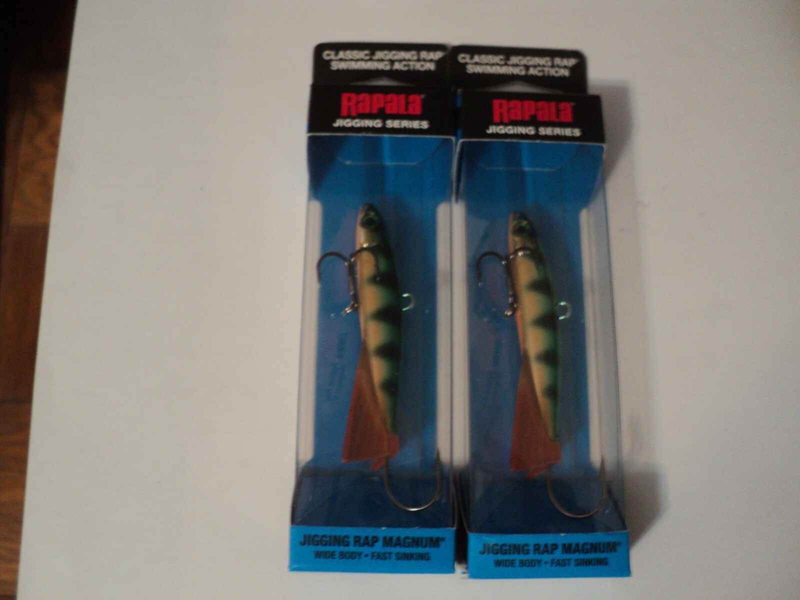 2 - RAPALA JIGGING RAP MAGNUMS 1 1/8OZ (LEGENDARY PERCH) NIP | eBay