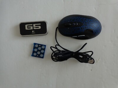 Logitech G5 USB Laser Gaming Mouse w/Adjustable Weight Cartridge | eBay