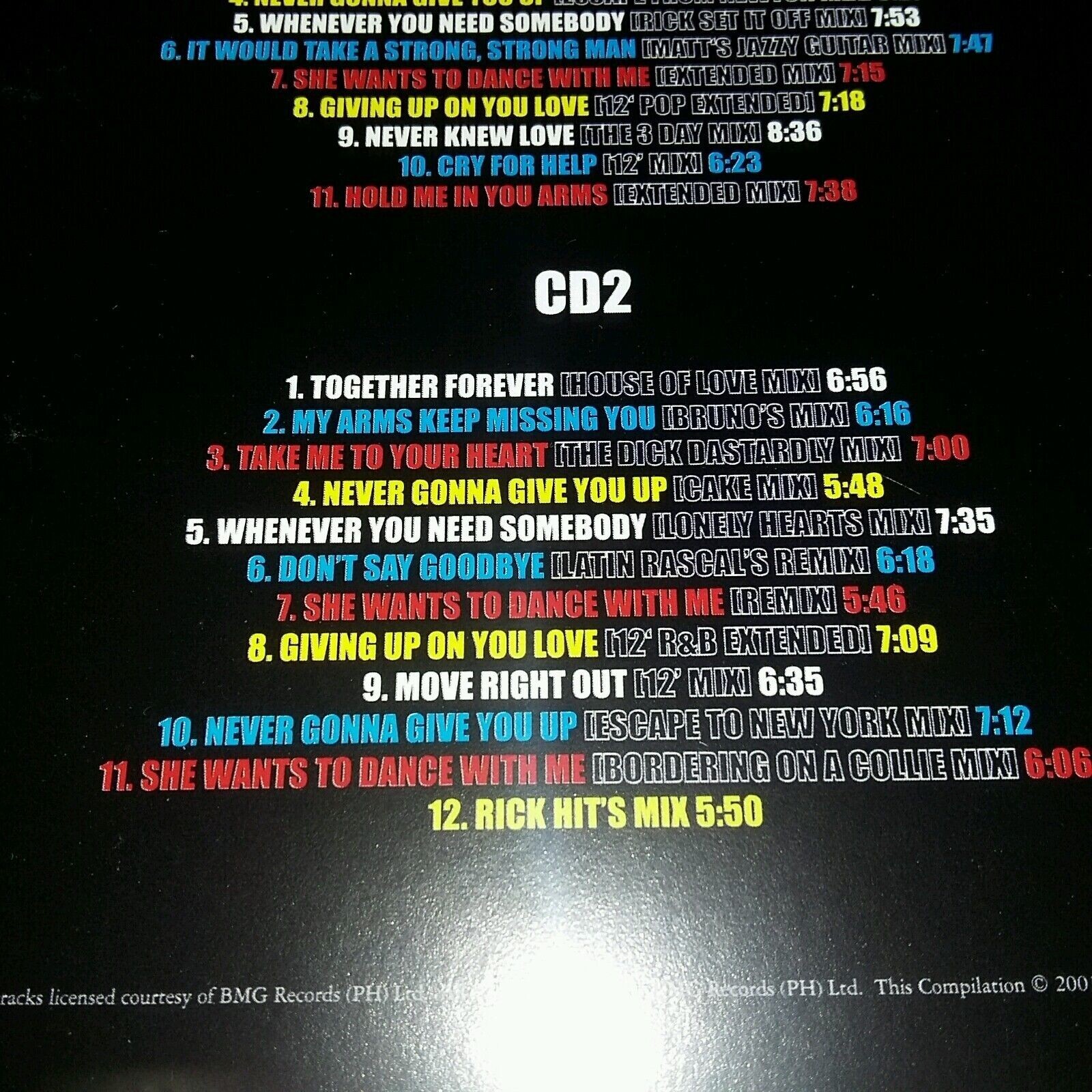 RICK ASTLEY - The 12 Inch & Remix Collection. 2 CD, Remixes. Limited ...