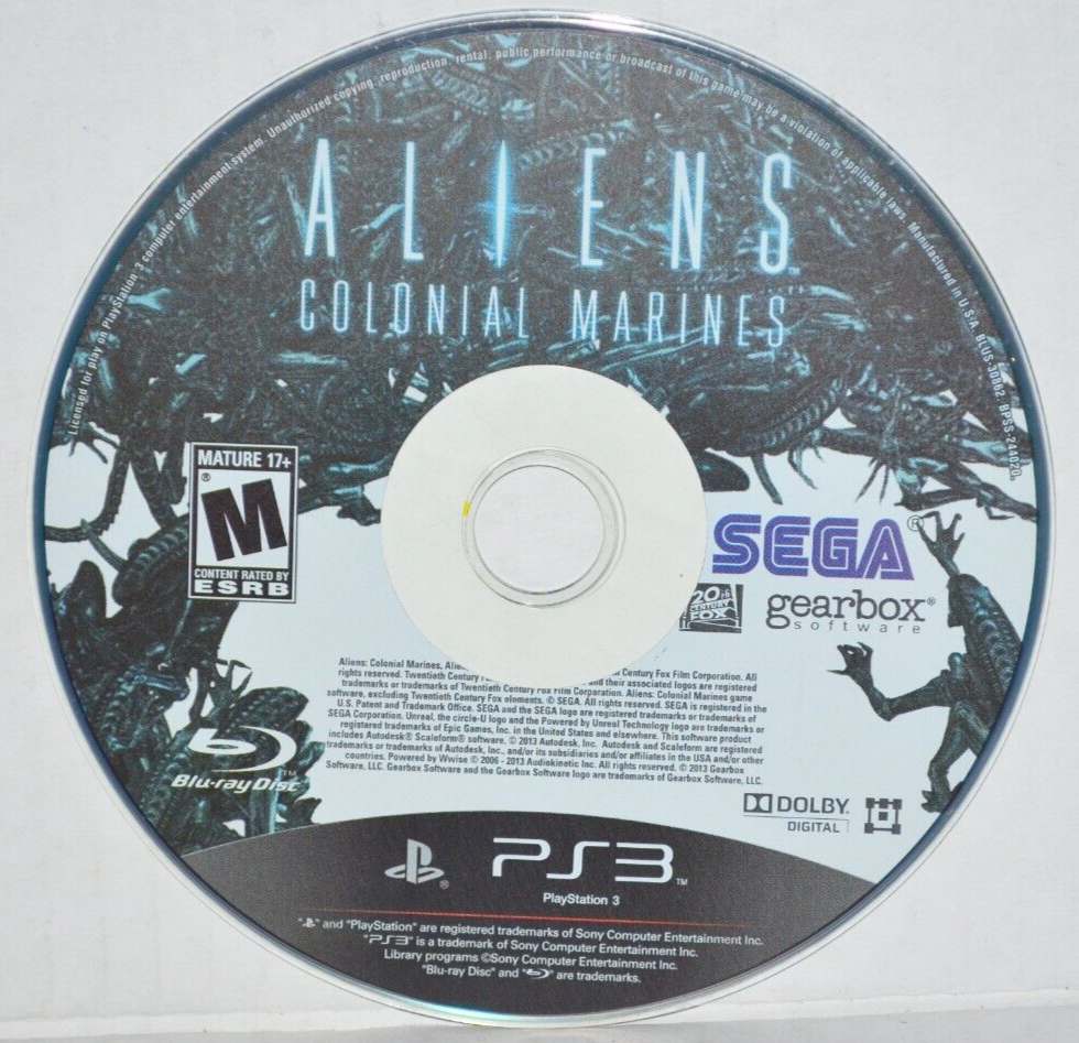 Aliens: Colonial Marines (Sony PlayStation 3, 2013) PS3 Video Game MINT ...