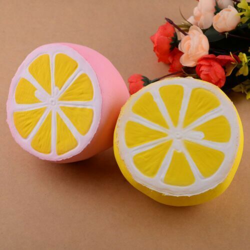 Jumbo Slow Squishies Cheeki Kawaii Lemon Squishy Cream Charms Toy XO | eBay