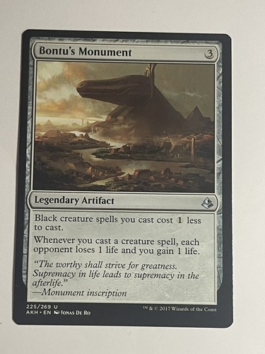 MTG Bontu's Monument NM (225/269)Amonkhet | eBay