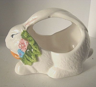 Vintage K's Collection Bunny Rabbit Figurine Porcelain Spring Easter Dish | eBay