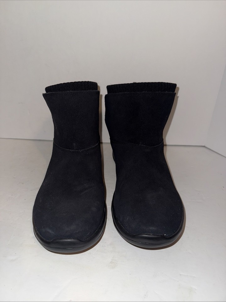 Skechers Women’s 9 On The Go Joy Boots Black Comfort | eBay