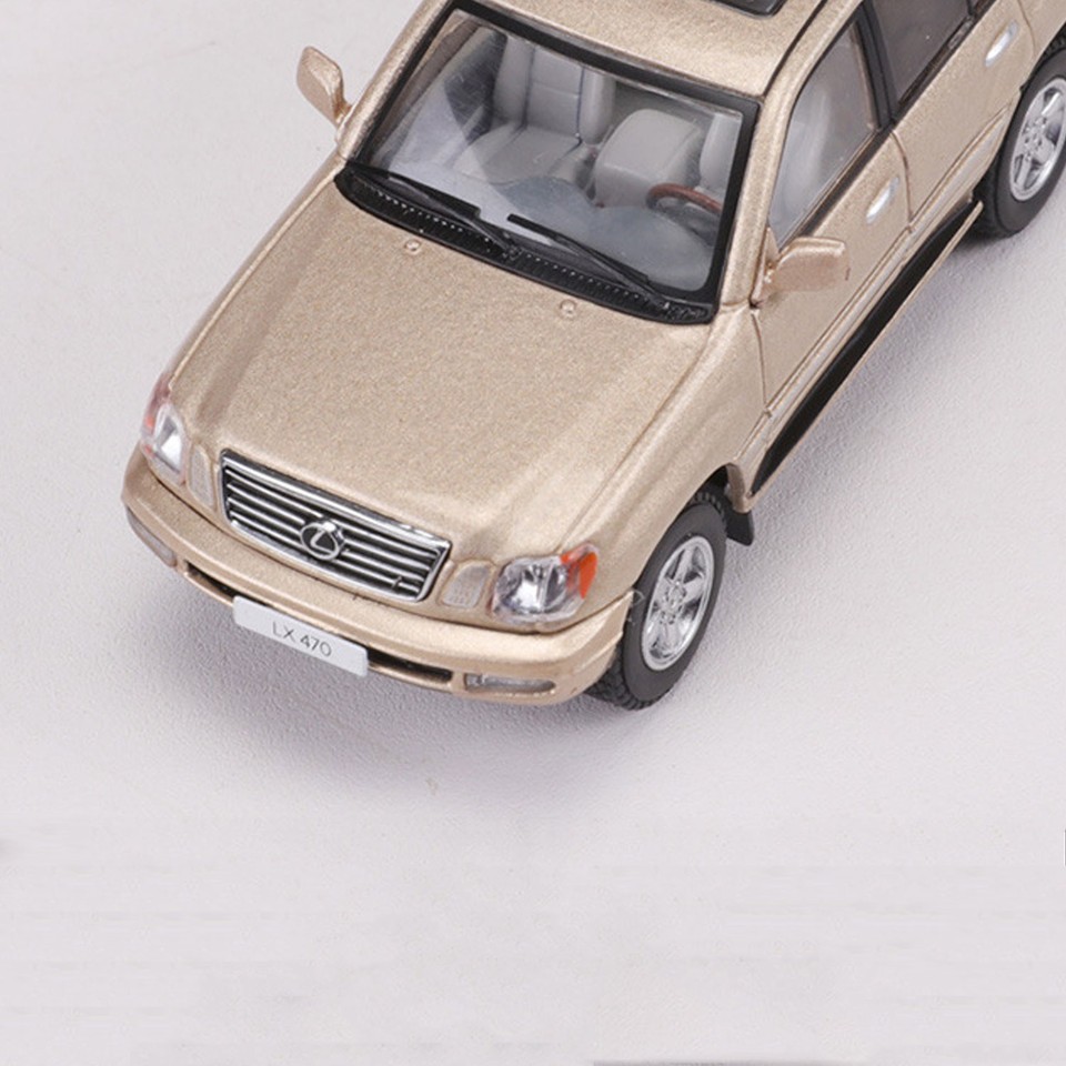 1:64 Lexus LX470 Gold Alloy Diecast Model - Luxury SUV Collectible Car ...