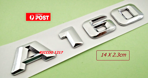 Rear badge for A160 fits Mercedes Benz A Class 14 x 2.3cm rounded ...