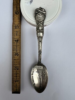 ANTIQUE STERLING "MINNEAPOLIS, MINNESOTA" SOUVENIR SPOON | eBay