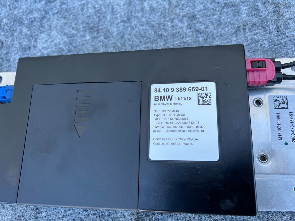 TELEMATICS CONTROL MODULE BLUETOOTH BMW F15 F16 X6 X5 (2014-2018) OEM ...