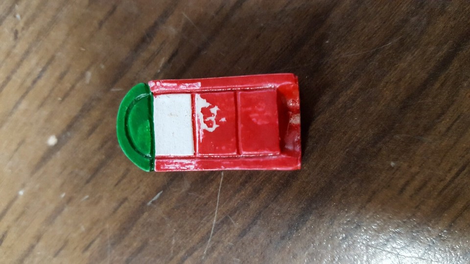 Hobby Model Train HO Scale 1" Tall Wood Wooden Mail Box Mailbox Green ...