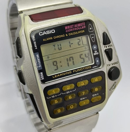 Casio Wrist Remote Controller CMD-40 Calculator 1174 Quartz Vintage Men ...