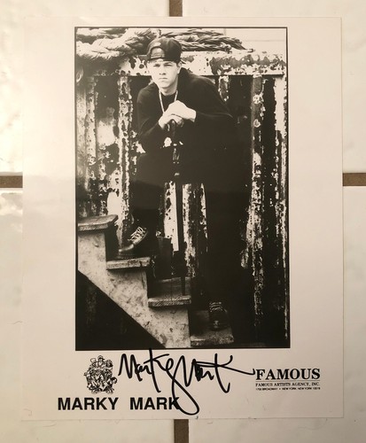 Marky Mark Promotional Press Photo Signed In-Person 1992 | eBay