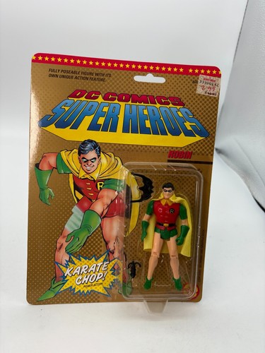 DC Comics Super Heroes Robin Karate Chop Action Figure Toy Biz 1989 | eBay
