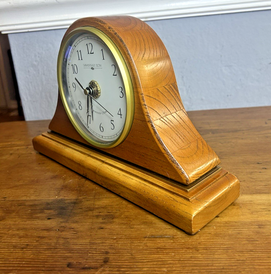 SAVANNAH ROW MANTLE CLOCK WITH WESTMINSTER CHIME | eBay