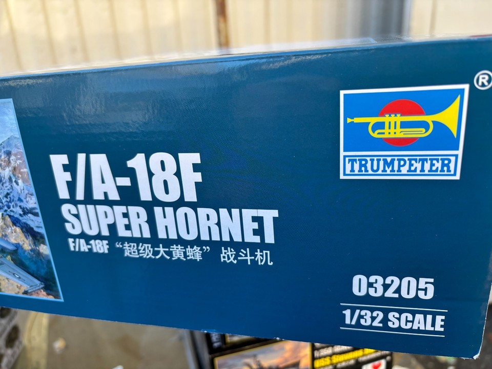TRUMPETER # 03205 1/32nd SCALE F/A-18F SUPER HORNET MODEL KIT | eBay