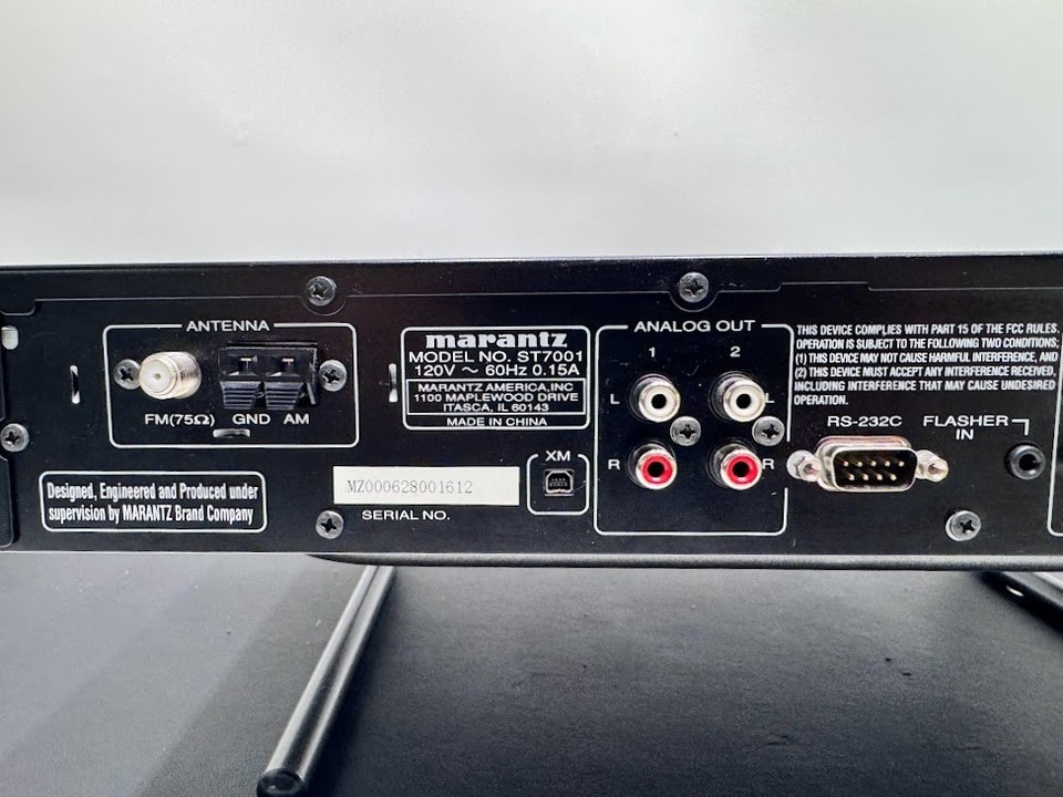 Marantz ST7001/U1B | XM/FM/AM Tuner Black | eBay