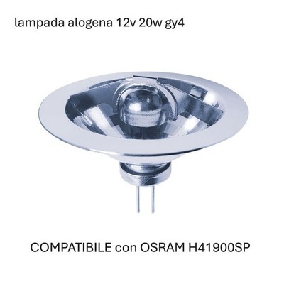 Lampadina alogena riflettore COMPATIBILE osram 41900SP Halospot 12V 20W ...