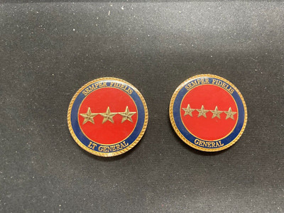 LT GENERAL & GENERAL CHALLENGE COINs US MARINES USMC MARINE 2- coins | eBay
