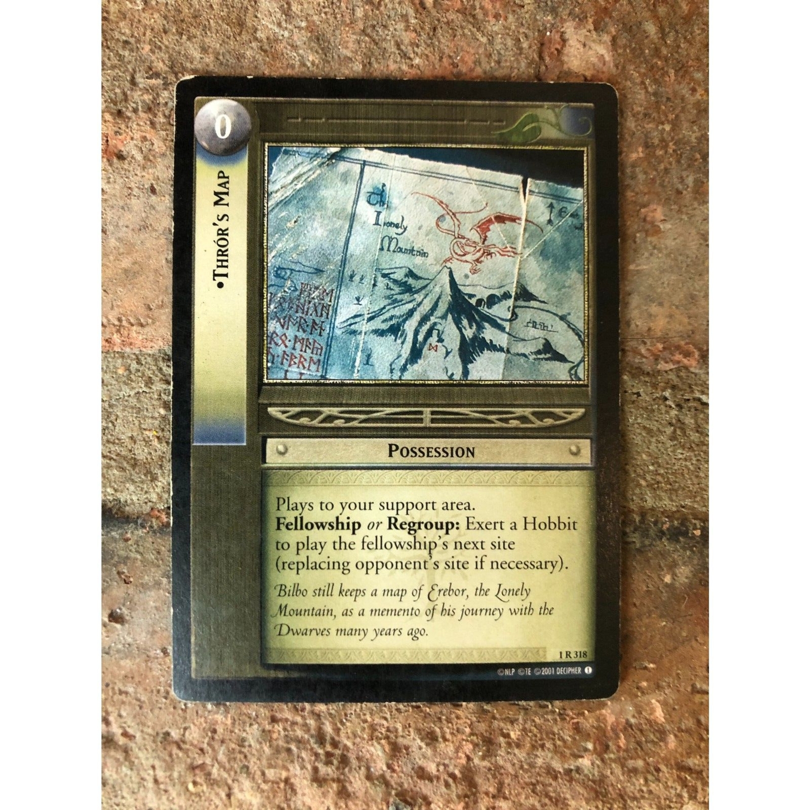 LOTR- TCG- RARE CARD- Thror's Map | eBay