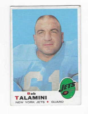 1969 TOPPS BOB TALAMINI #162 NEW YORK JETS | eBay