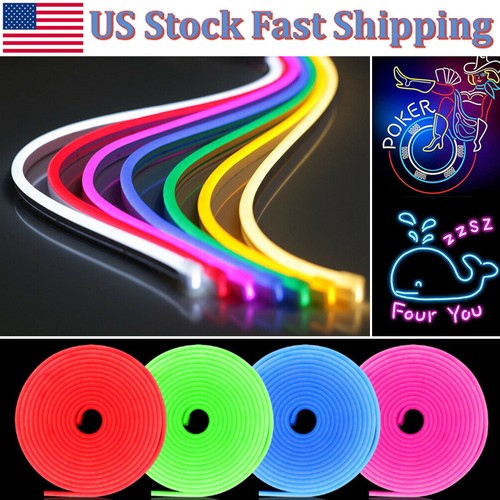 Christmas 5M 12V Flexible Neon Stip Rope Lights Tube Sign LED Strips ...