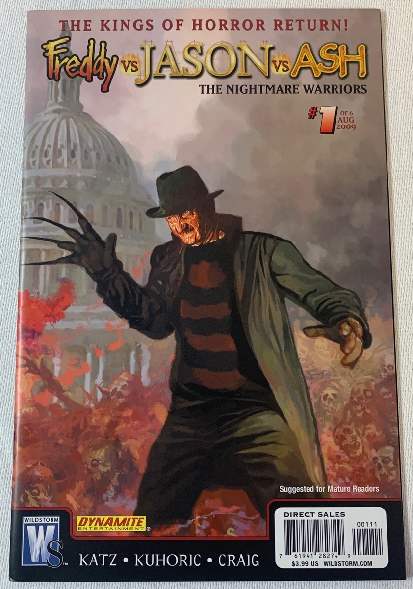 Freddy Vs. Jason Vs. Ash Poster Freddy Vs Jason Vs Ash Comic Cover