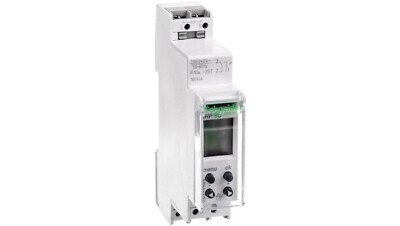 1-channel DIN rail timer programmer 24H/7D 18mm 1C 16A CCT15854 /T2UK ...
