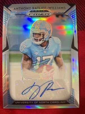 2019 Panini Prizm Draft Picks Anthony Ratliff Williams Silver Auto | eBay