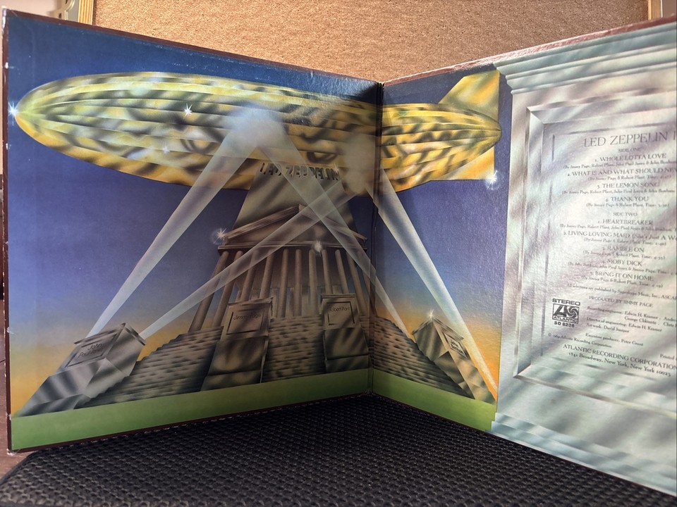 Led Zeppelin - II Vinyl LP Atlantic records SD 8236 1969 / Presswell ...