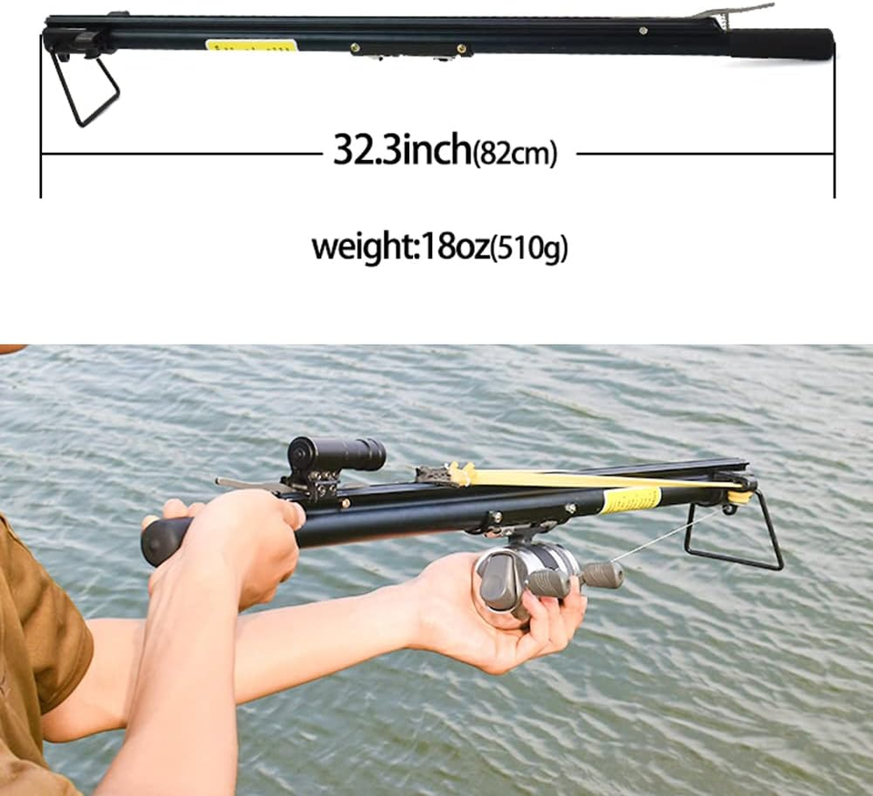 New Fishing Rod Fishing Slingshot Fish Dart Arrow Slingshot Fishing Set ...