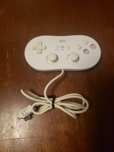 Official Nintendo Wii Controller Classic White RVL-005 | eBay