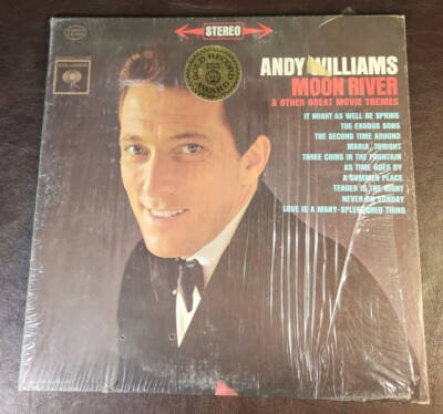 Andy Williams, Moon River & Other Movie Themes LP, Columbia CL 1809 ...
