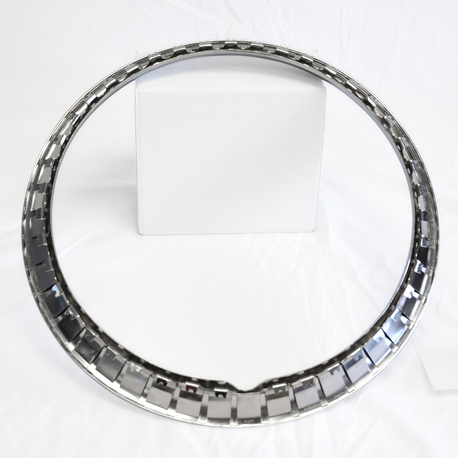 4 NEW 14" CHROME Steel Wheel Trim Rings Beauty Rims Glamour Ring Rim ...