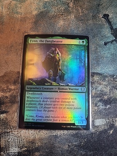 1 x Fynn, the Fangbearer FOIL NM/M Kaldheim MTG Magic the Gathering KHM ...