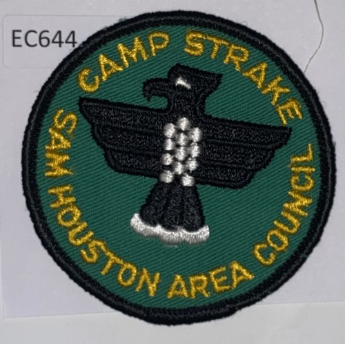 Boy Scout Camp Patch Camp Strake Sam Huston Area Council | eBay