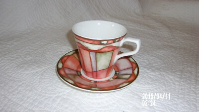 Sasaki MAGNOLIA Cup & Saucer Designed by Paula Zanger/EXCELLENT ...