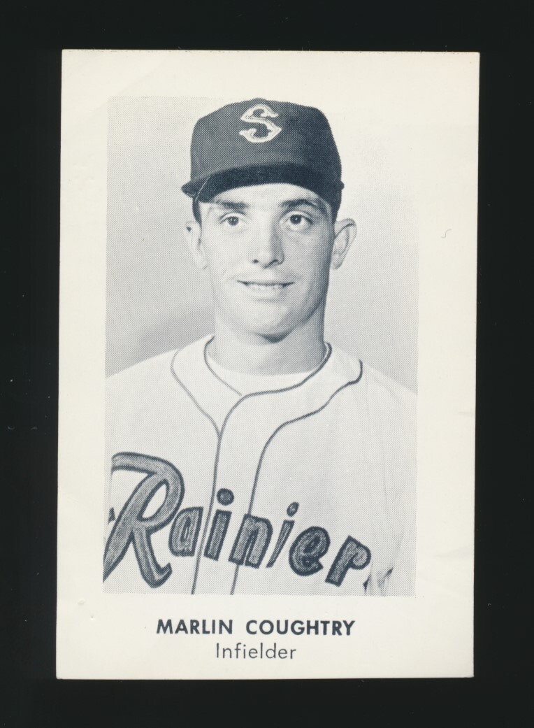 1961 Seattle Popcorn (PCL) -MARLIN COUGHTRY (Seattle Rainiers ...
