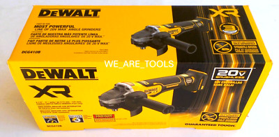 Dewalt DCG410B 20V Paddle Switch Angle Grinder 4 1/2 - 5" Cordless ...