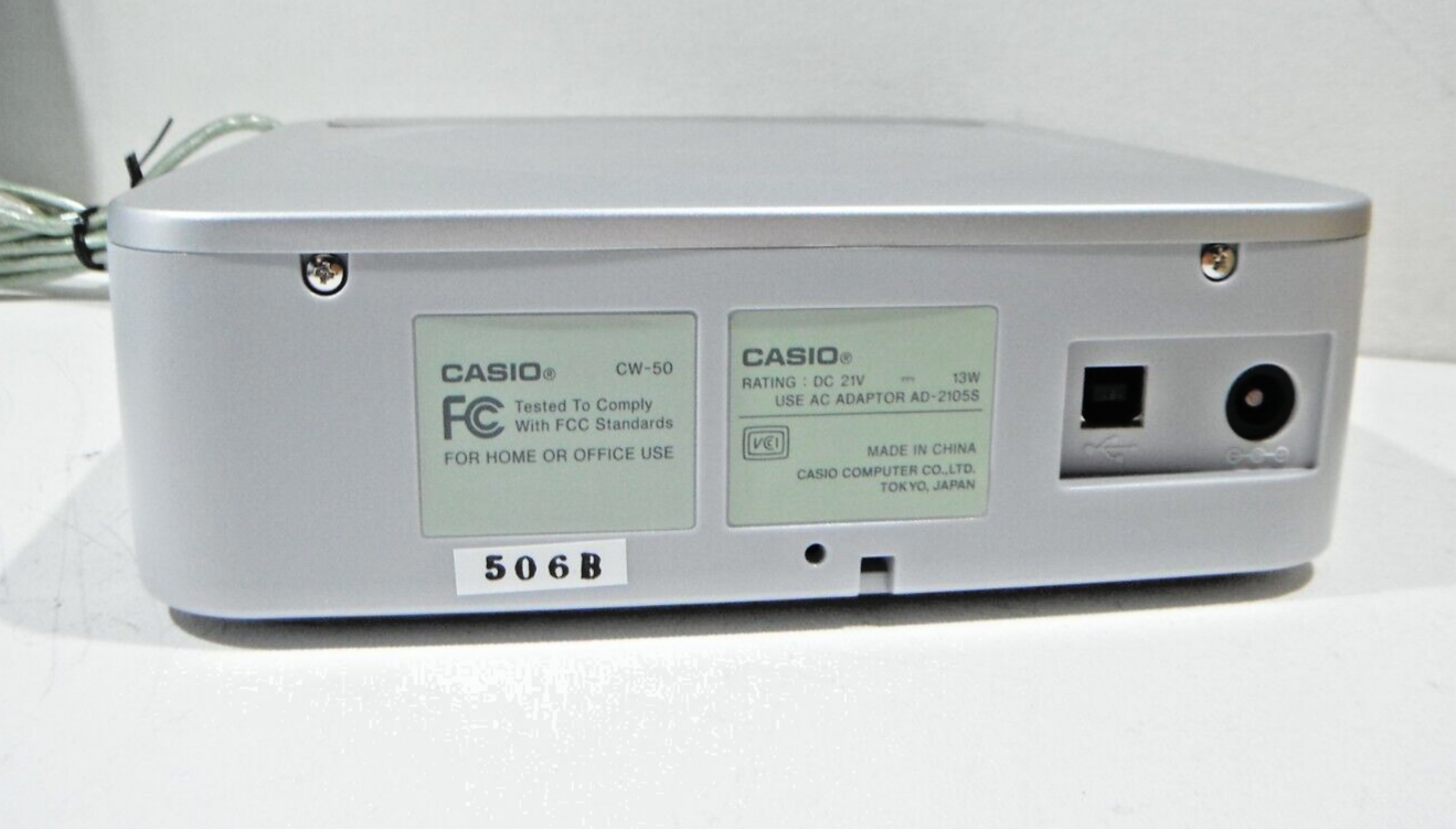 Casio CW-50 CD/DVD Thermal Printer 79767139438 | eBay