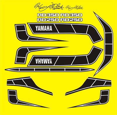 Yamaha RD LC Kenny Roberts Decal Kit | eBay