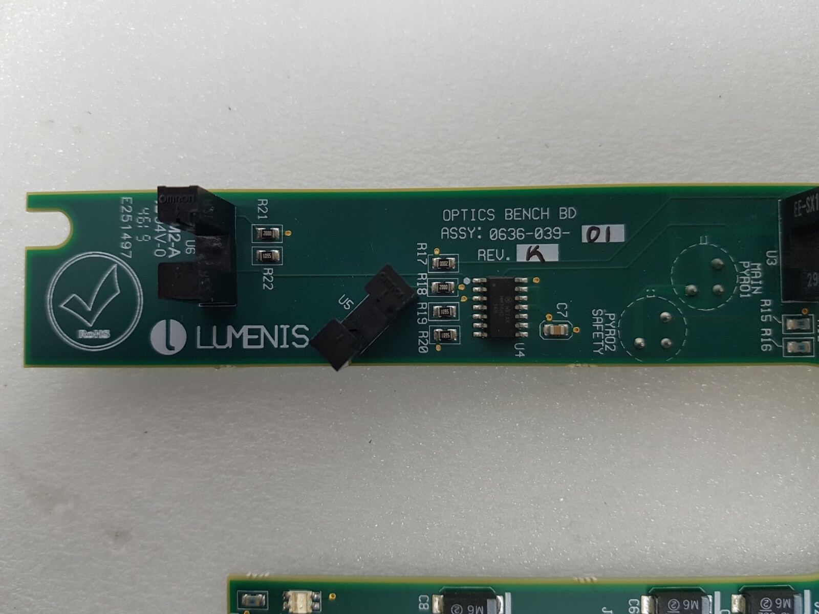 lumenis VersaPulse P120 TS Pyros & Shutter board LM-EA-10000472-B for ...