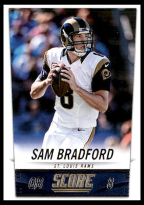 2014 Score #202 Sam Bradford St. Louis Rams Football Card | eBay