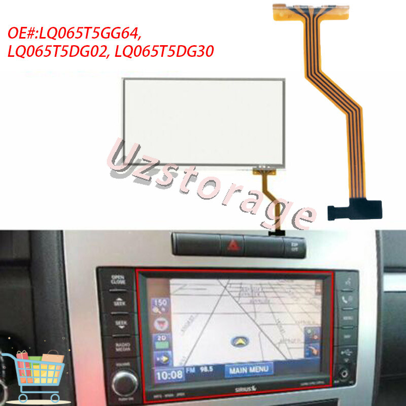 Touch Screen Glass Digitizer Fit 07-10 Jeep Uconnect MYGIG REN RER RHR ...