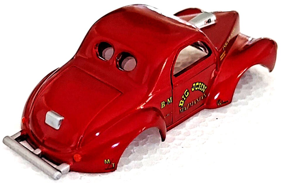 Big John Willys Gasser Candy RED JL TJet Slot Car BODY for AURORA ...